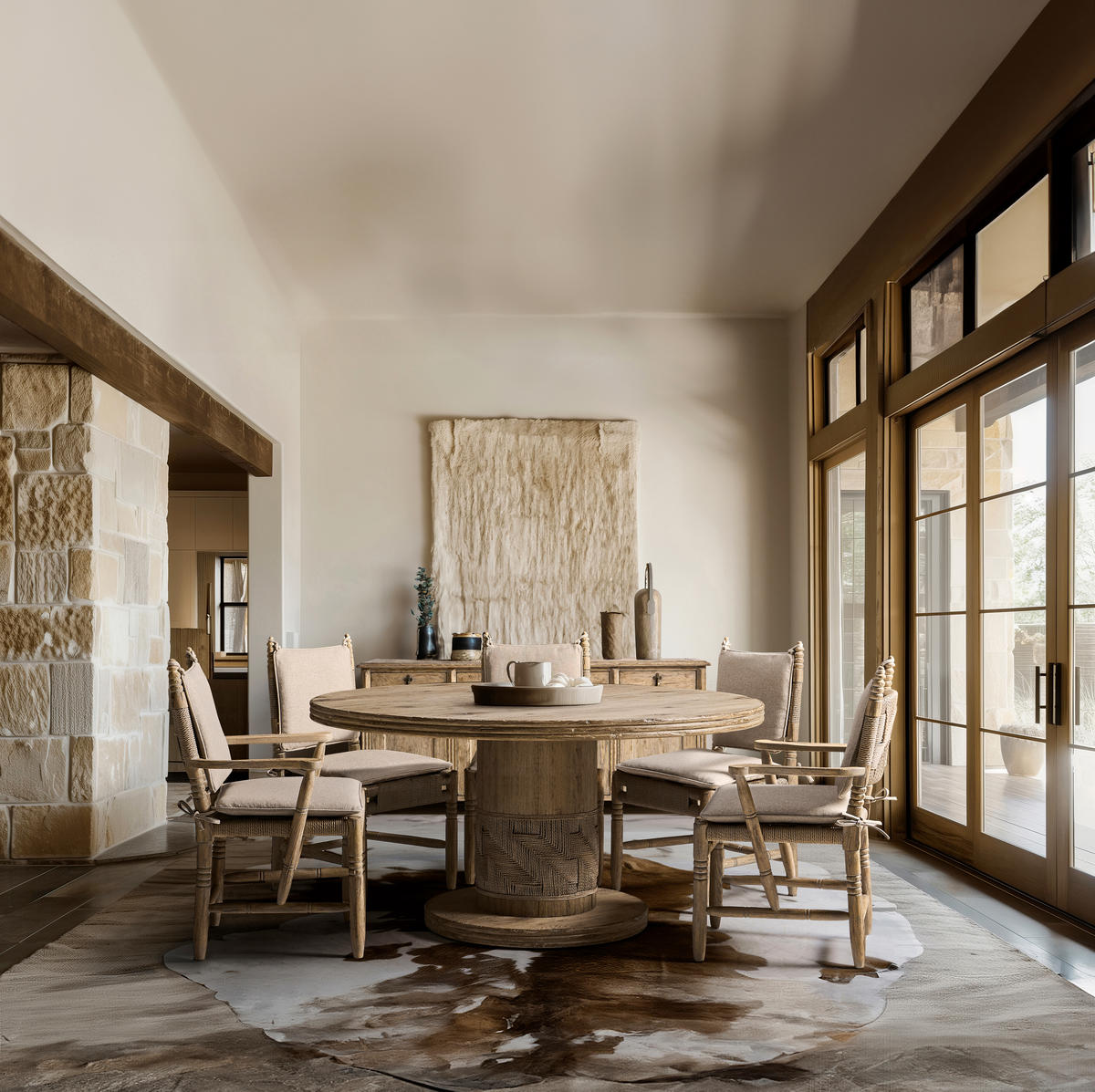 Jonathan Charles | product detail | Sagehill Round Dining Table 60"